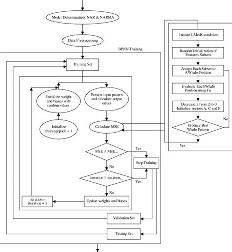 flow of killer whale backpropagation neural network kw bpnn algorithm