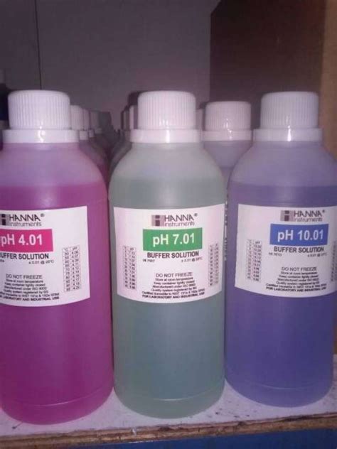Jual Buffer Solution Ph 4 Ph 7 Ph 10 Hanna 500 Ml Di Seller Velvet