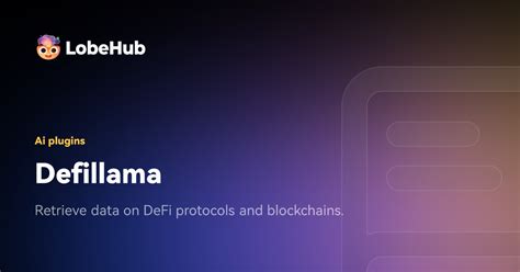 Defillama Gpt Plugins Functioncall · Lobehub