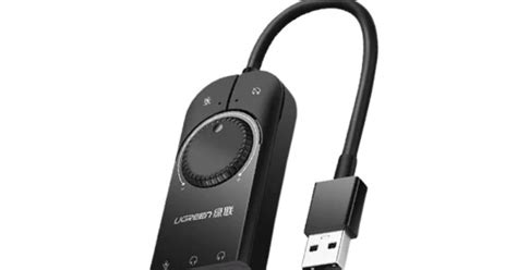 UGREEN USB External Stereo Sound Adapter 15cm Black