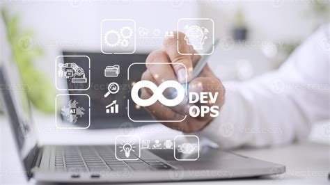 DevOps Concept Software Development And IT Operations Agile Programming Stock Photo