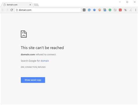 come risolvere l errore fix err connection refused in chrome