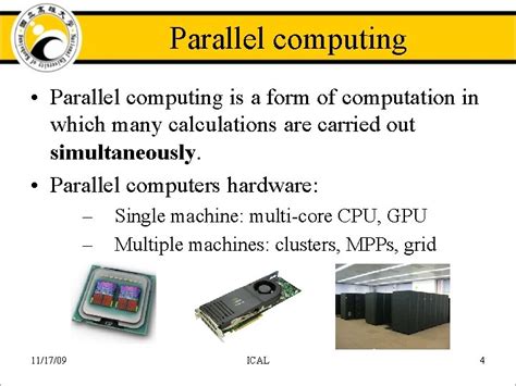 Outline Parallel Computing With Gpu Nvidia Cuda Conclusion