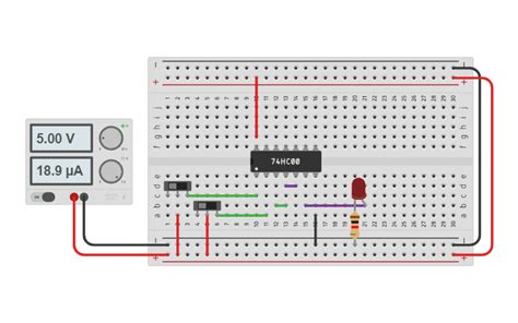 Circuit Design And Gate Using Nand Tinkercad Circuit Design And Gate Using Nand Tinkercad
