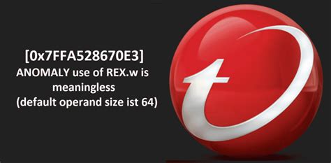 Fehler 0x7ffa528670e3 Anomaly Use Of Rexw Is Meaningless Trendmicro