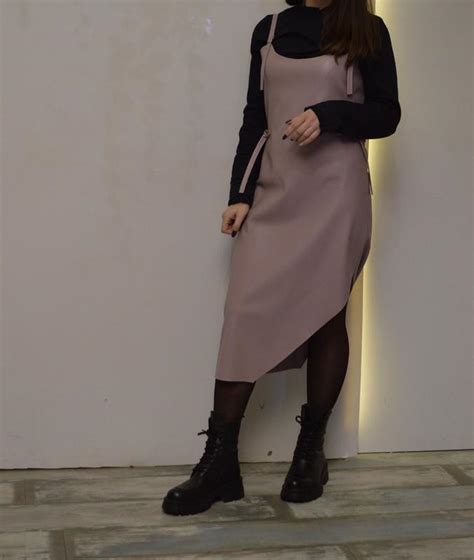 Шкіряна сукня — ціна 500 грн у каталозі Довгі сукні Купити жіночі речі за доступною ціною на