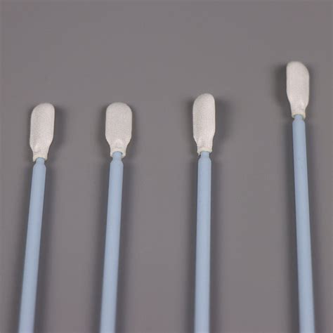 100pcs Pp Handle Cleanroom Swab Semiconductor Cotton Buds Polyester Swab