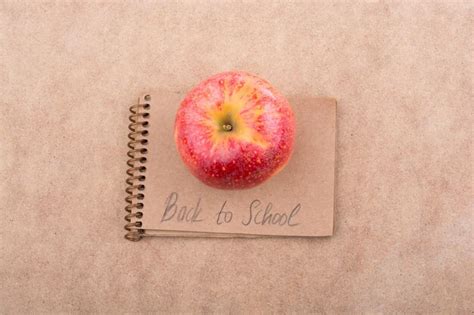Premium Photo Back To School Lettering With A Notebook