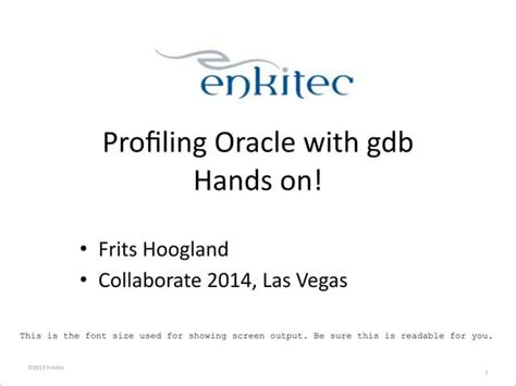 Profiling Oracle With Gdb Pdf Databases Computer Software And