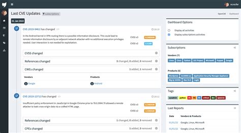 github opencve opencve vulnerability intelligence platform