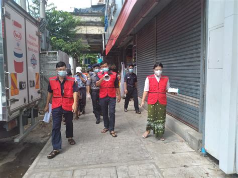 လသာမြို့နယ်တွင် နေအိမ်ပြင်ပ ထွက်ခွာသွားလာနေသူများ ပါးစပ်၊ နှာခေါင်းစည်း Mask တပ်ဆင်ရေး စစ်ဆေးက