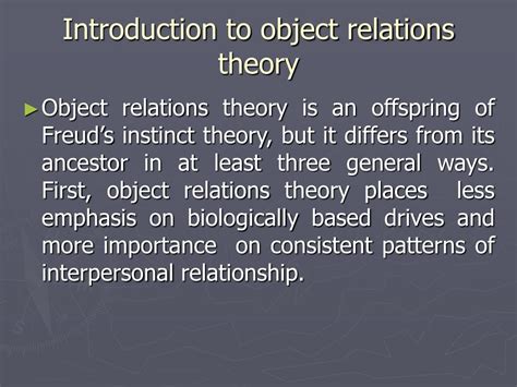 Ppt Klein Object Relations Theory Powerpoint Presentation Free
