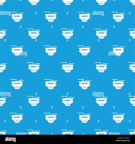 Monitor Socket Pattern Seamless Blue Stock Vector Image Art Alamy