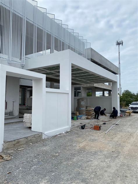 🎉 งานวางรางประตูบานเลื่อนโค้ง หน้างาน ซอยแสนสุข3 บางแสน ชลบุรี งานปูนเทคานทางลูกค้าหาช่างมา