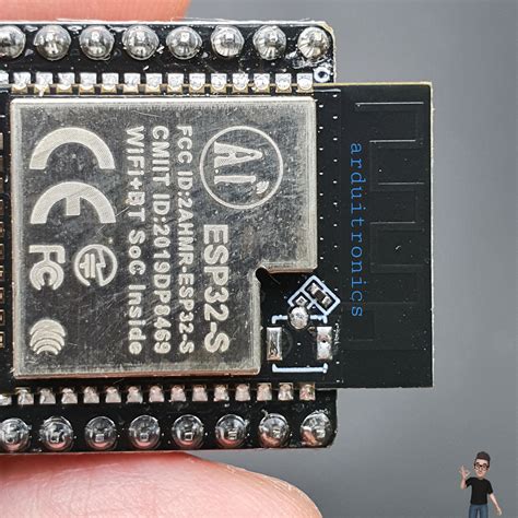 Nodemcu Esp 32s Wifi Bluetooth มีช่องสำหรับใส่หัวต่อเสาอากาศแบบ Ipex 38 Pin Arduino