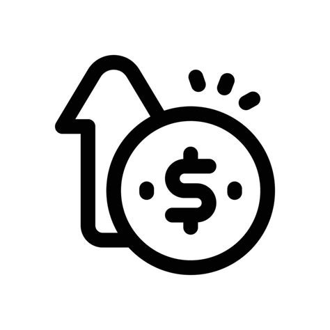 Profit Line Icon Clean And Minimalist Icon For Websites Mobile Apps Presentations And Logos