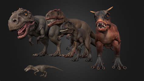 Theropods Pack Buy Royalty Free 3d Model By Rifat3d [e3820a0