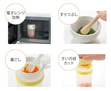 【楽天市場】【line友達登録限定15 Offクーポン 14日0時～】【公式直営】離乳食らくらく時短調理セットリッチェル Richell 5