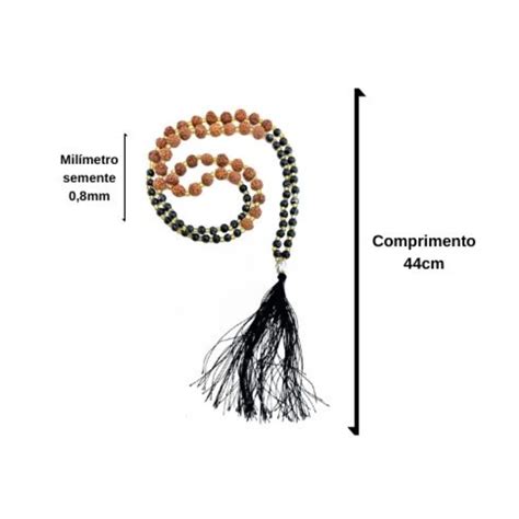 Colar Preto Autocontrole Geeta Loja Maior Loja Indiana Do Brasil