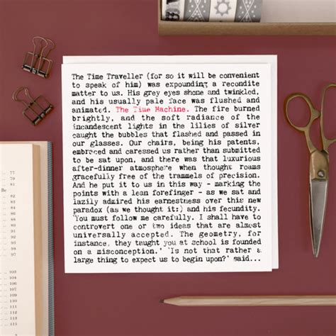 The Time Machine Classic Book Greeting Card Made By Coulson Macleod
