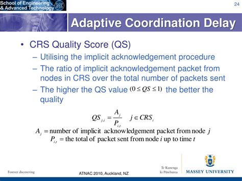 PPT An Adaptive Coordination Scheme For The Opportunistic Routing Protocol In Wireless Sensor