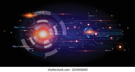 Hud Virtual Reality Artificial Intelligence Ai Stock Vector Royalty