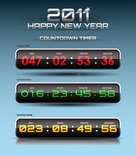 Vector Countdown Timer Stock Vector Illustration Of Meter 17070124