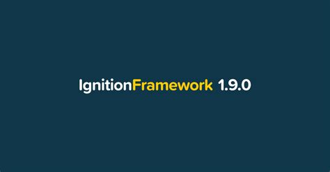 exciting new features of the ignition framework cssigniter