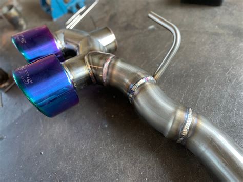 Set Up 배기튜닝 📌현대 산타페tm 순정듀얼배기 레인보우100파이 듀얼팁📌 차량입고후