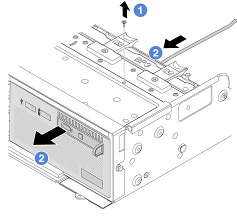 Remove The Front I O Module Thinksystem Sr665 V3 Lenovo Docs