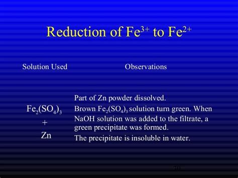 3 A Redox Reaction