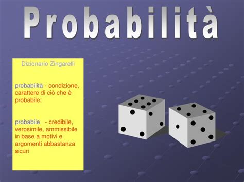 PPT Probabilità PowerPoint Presentation free download ID 7041764