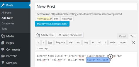 Cherryframework 4 How To Add Custom Classes To The Shortcodes And
