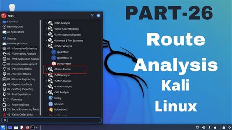 How To Perform Route Analysis In Kali Linux The Ab Youtube