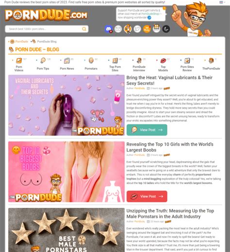 Top Sex Blogs Your Ultimate Guide To The Adult Industry S Inside Scoop Porn Dude Blog