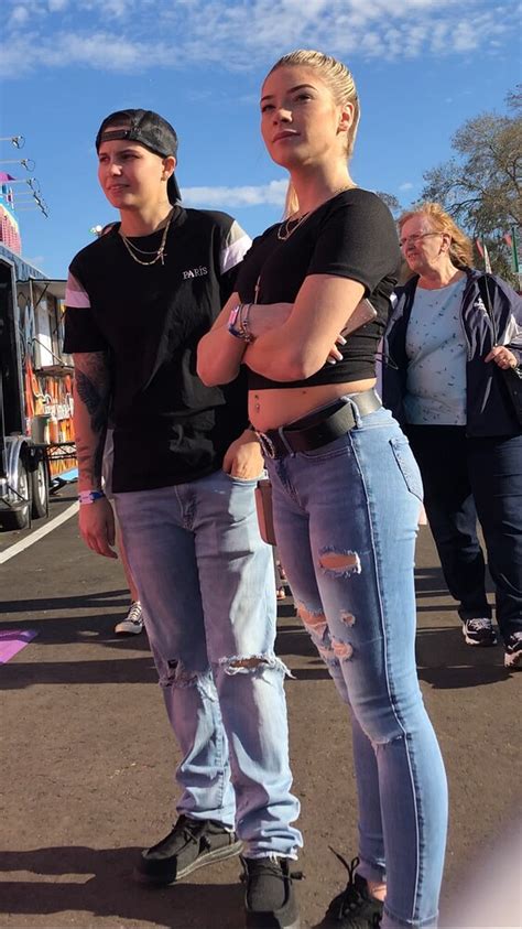 Sexy Blonde Lesbian In Tight Jeans Tight Jeans Forum