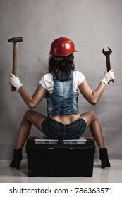 Sex Equality Feminism Back Sexy Girl Stock Photo 184962197 Shutterstock