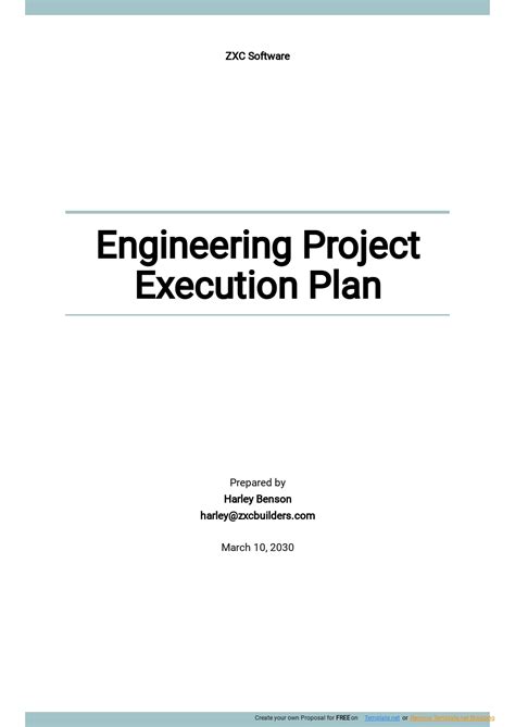 Free Sample Project Execution Plan Template Google Docs Word Apple Pages PDF Template Net