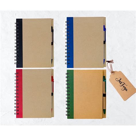 ECO Notebook Sticky Note Noteslock Pen Portable Notebook Self Stick Notepad With Pen Sticky