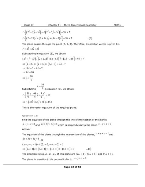 NCERT Class Maths Chapter Exercise Solutions ESaral