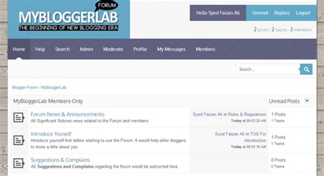 Releasing Blogger Forum A Place To Learn And Teach Blogging ~ My
