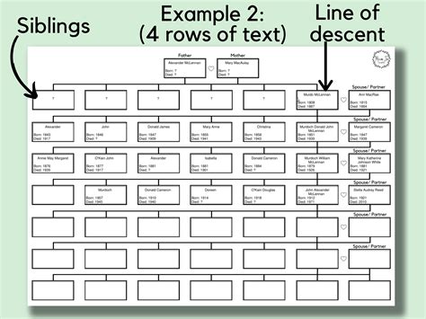 Blank Tree Chart