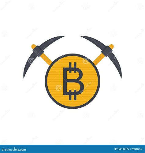 Digital Crypto Currency Money Bitcoin Vector Art Stock Illustration