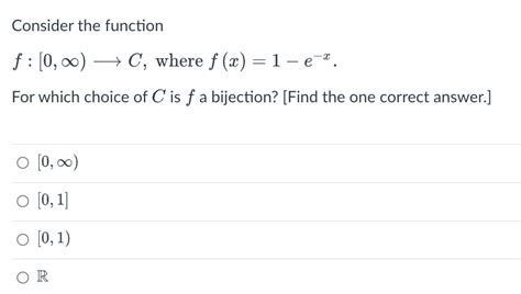 Solved Consider The Function F C Where F X Ex For Chegg Com