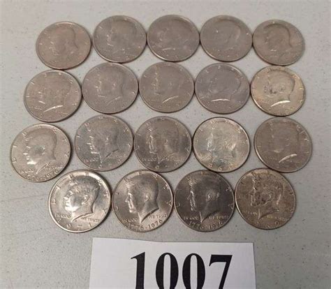 18 Post 1964 1 1964 Kennedy Half Dollars Mark Van Hook Auctioneer