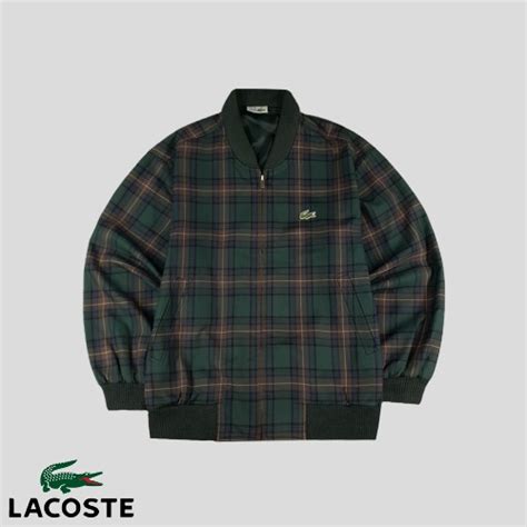 말퀴리 Marqurie 라코스테 90s 서광 딥그린 브라운 타탄체크패턴 아메카지 아이비룩 프레피룩 스윙톱 캐주얼자켓 Xl 위시버킷