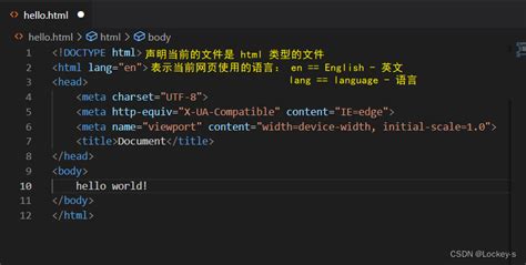 前端三剑客—html csdn博客