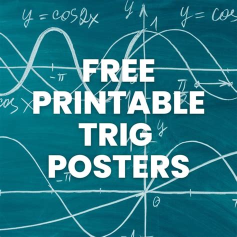 Pythagorean Theorem Poster Math Love