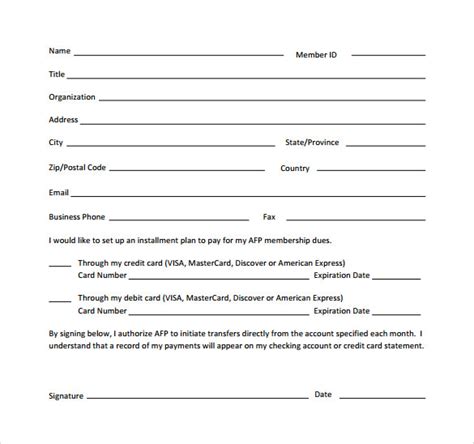 Sample Payment Plan Templates To Download Sample Templates