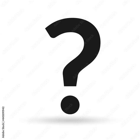 Question Mark Icon FAQ Ask Sign Or Symbol Vector Illustration Stock Vector Adobe Stock